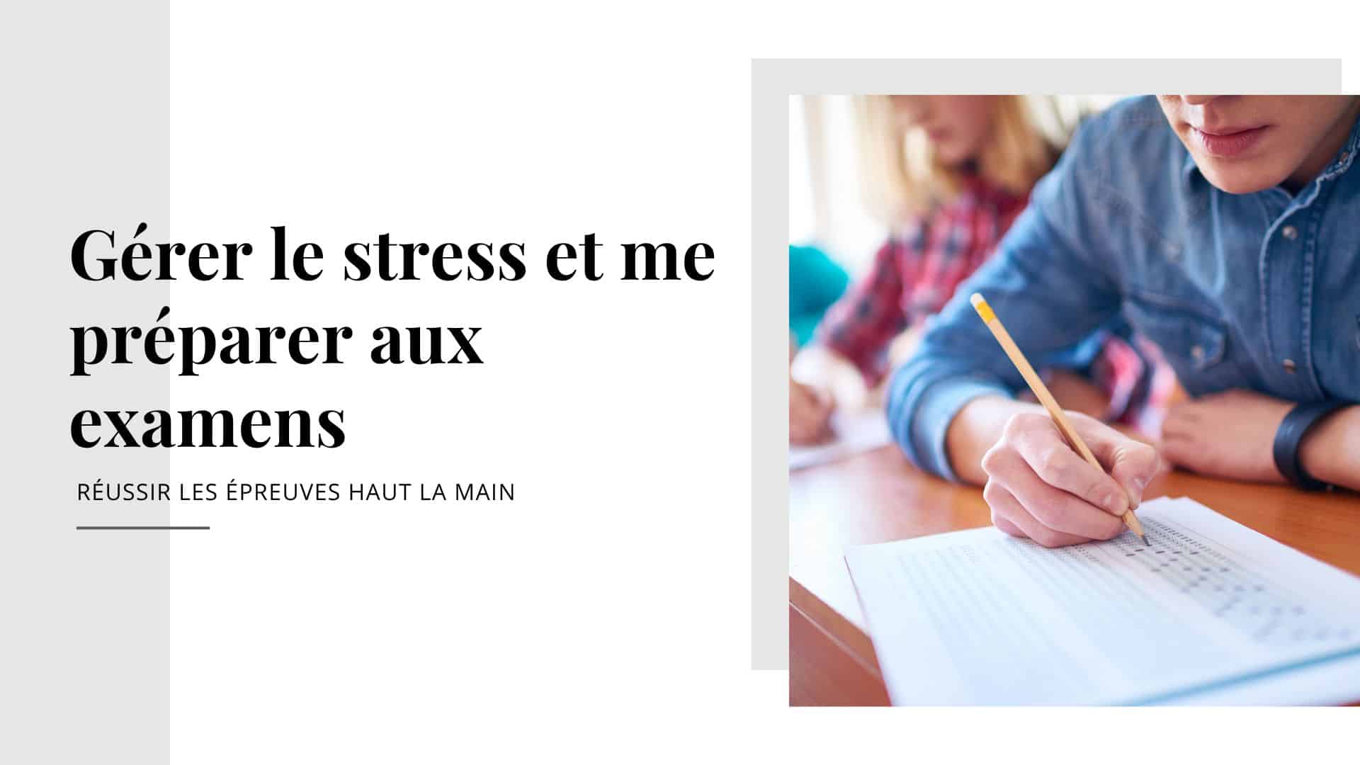 Gestion du stress et préparation aux examens - Sothiya Taing